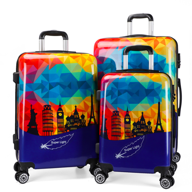 Aluminum frame luggage bag travel suitcase